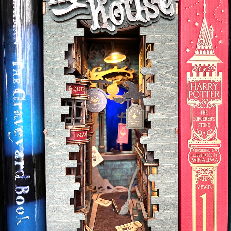 Bookshelf Insert Diagon Alley - Etsy