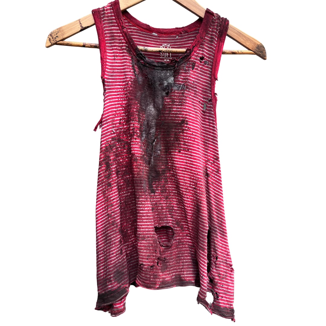 Zombie Tank Top: Post-apocalyptic Bloody Gorey Clothes - Etsy