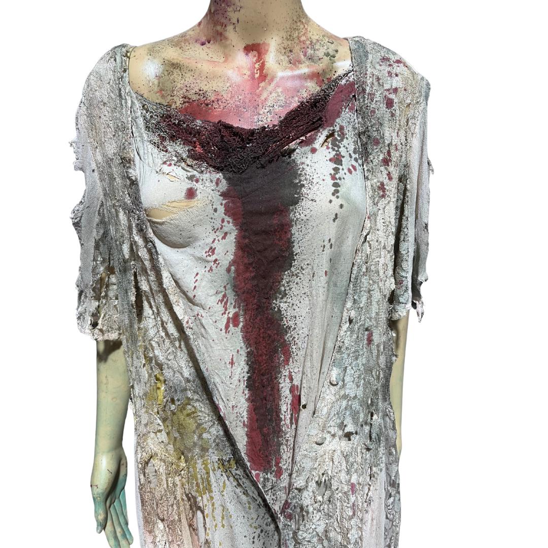 Zombie Gown Costume Bloody Zombie Wedding Dress for Zombie Wedding or ...