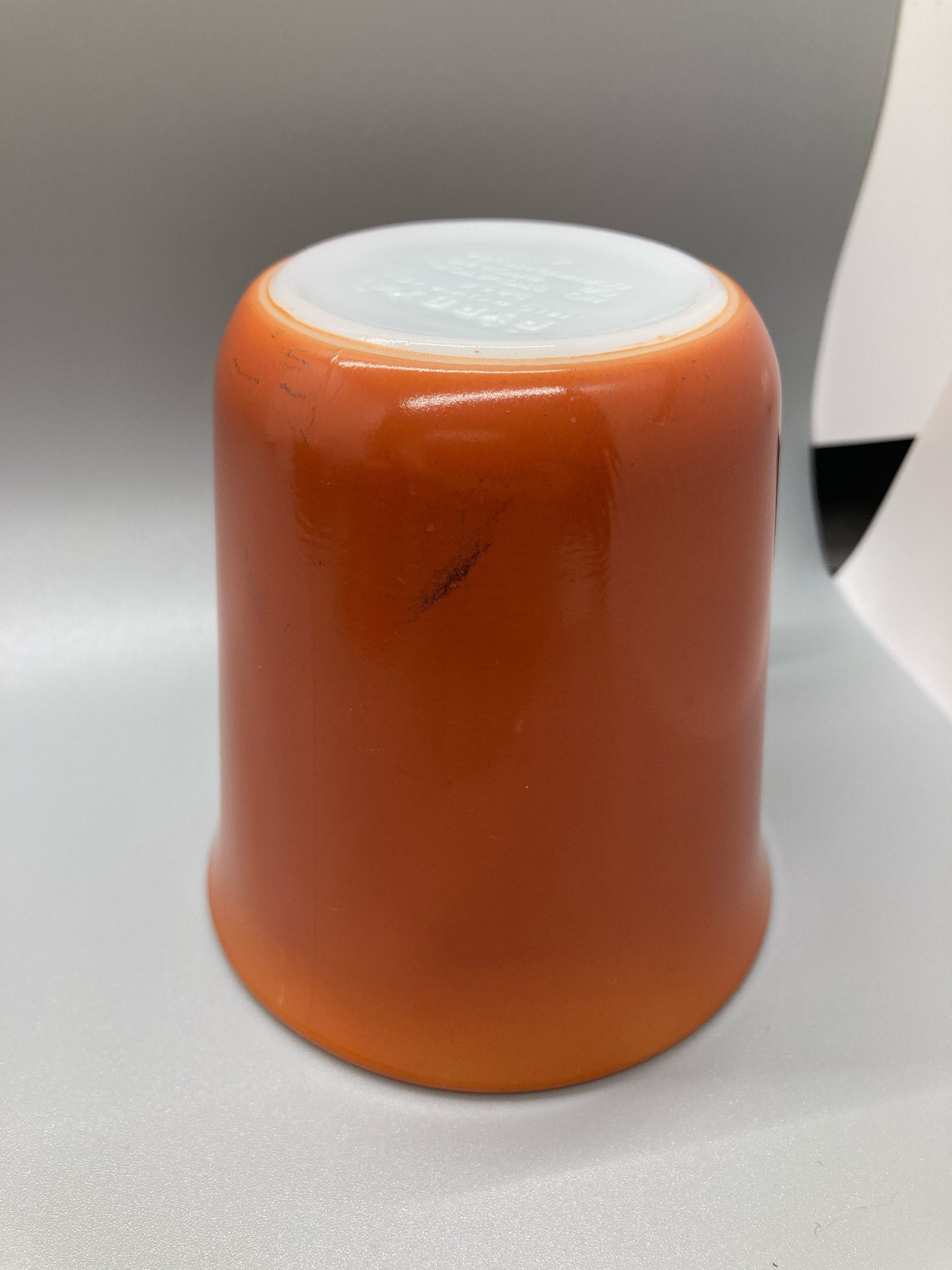 Six Vintage 1960/70's Pyrex Burnt Orange Coffee Mugs - Etsy