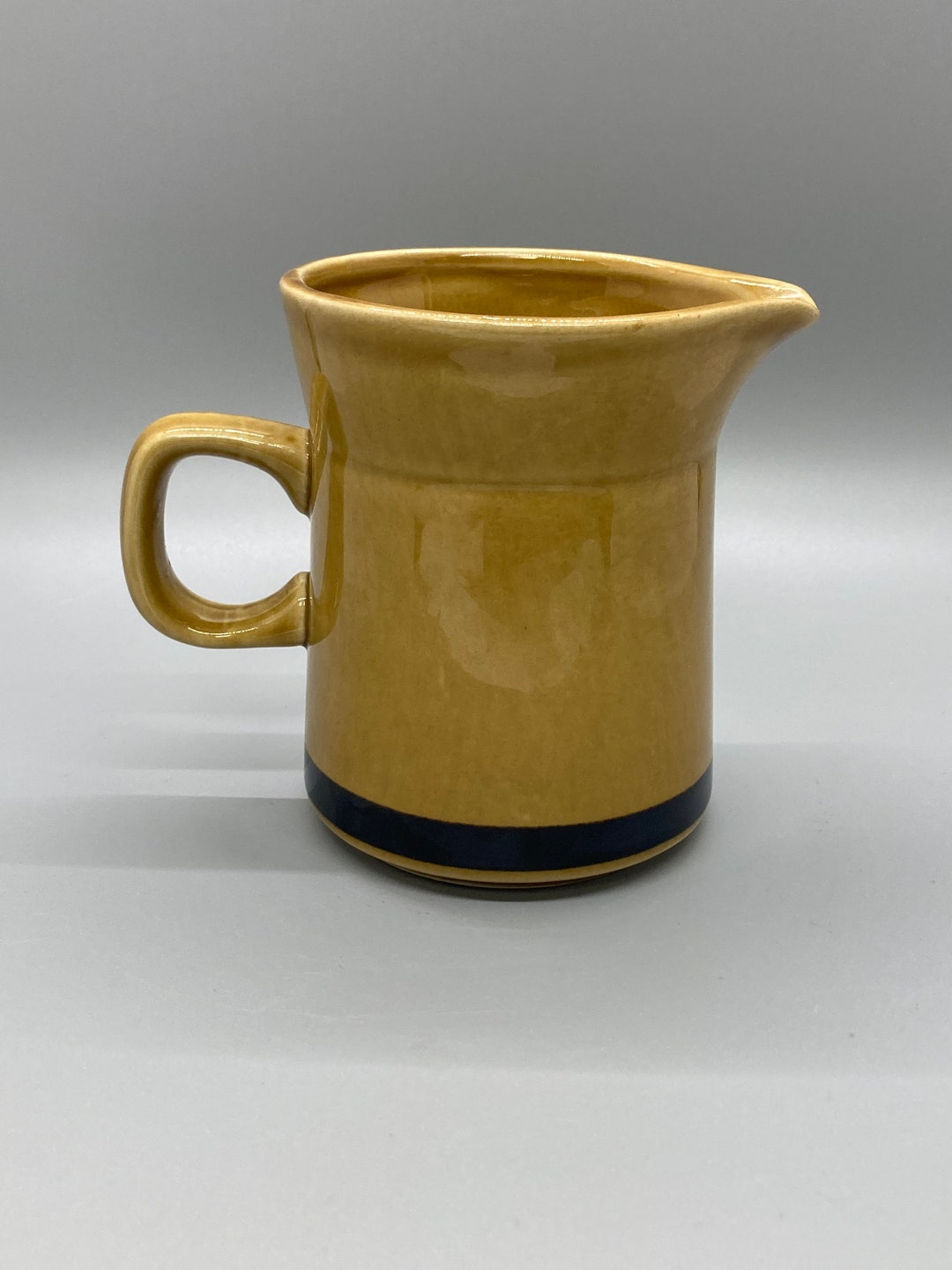 Vintage Stoneware Honey Pitcher - Etsy