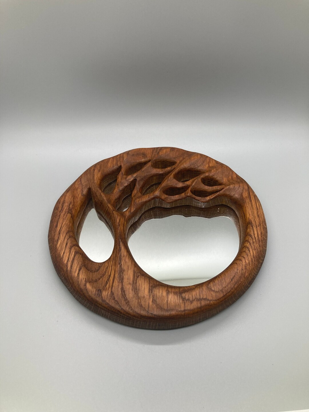 Vintage Hand Carved Tree of Life Mirror by Judy Rand - Etsy