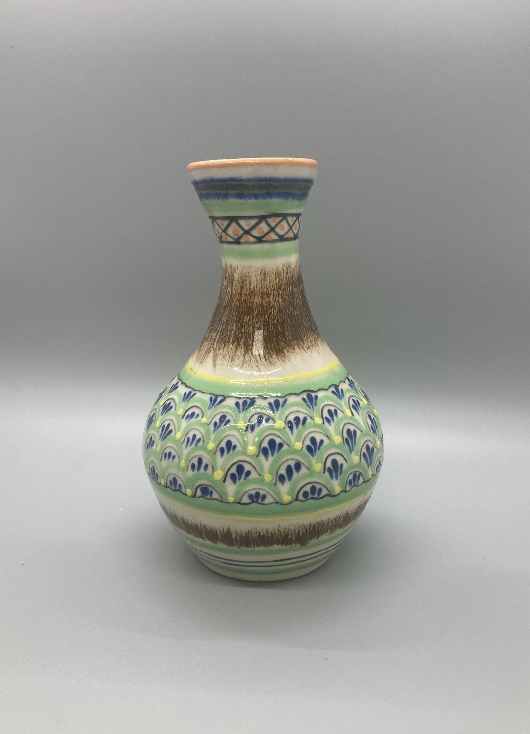 Erandi Ken Edwards Mexico Tonala Pottery Vase - Etsy