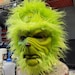 The Mean Green One Latex Strap Mask- Moveable Mouth- Animated Green Fur ...