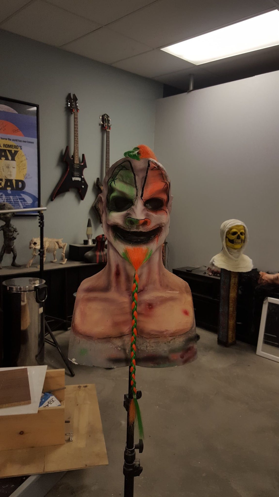 Clown Mask by DRK Studios Custom Made to Order - Etsy