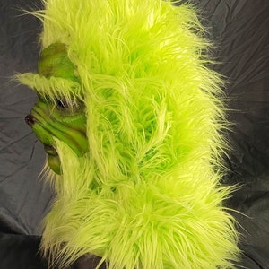 The Mean Green One Full Head Latex Mask - Animated Green Fur - Etsy