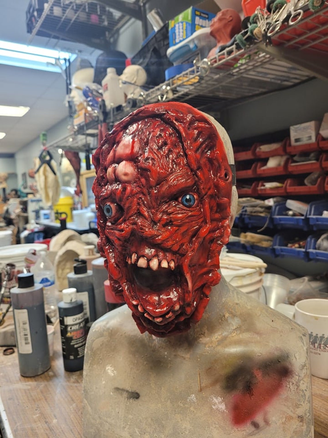 Malignant gabriel Latex Strap Mask - Etsy