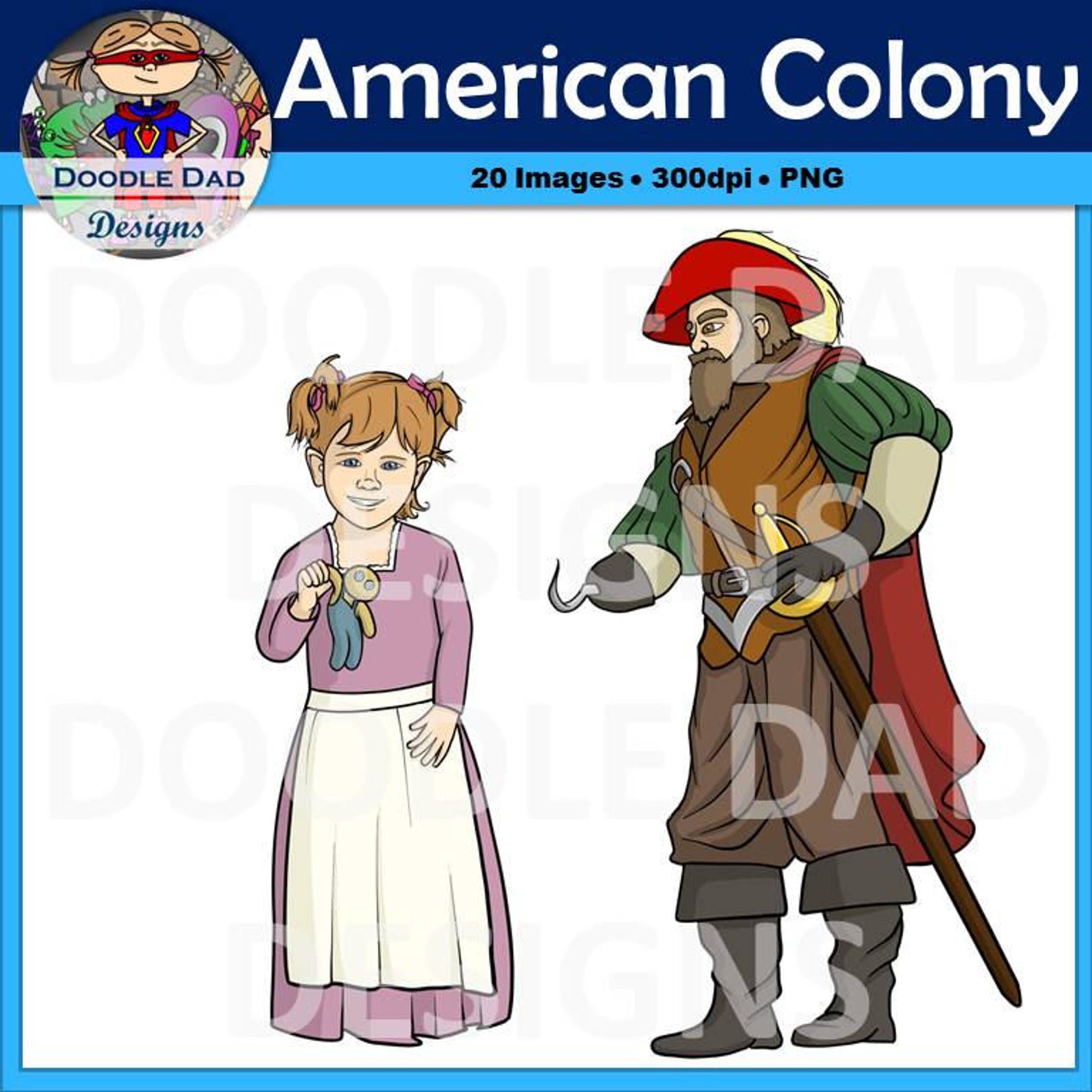American Colony Clip Art (jamestown, John Smith, England, Settlers ...