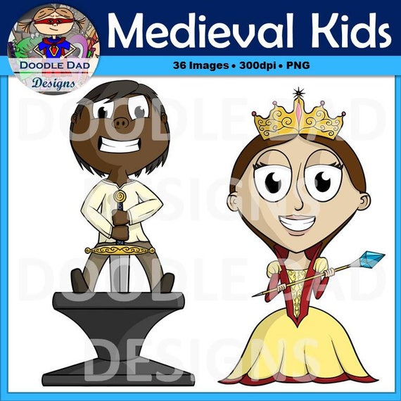 Medieval Clip Art For Kids Cartoon Medieval Knight In Armor Vector