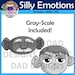 Silly Emotional Faces Clip Art (happy Emotions, Sad, Scared, Angry ...