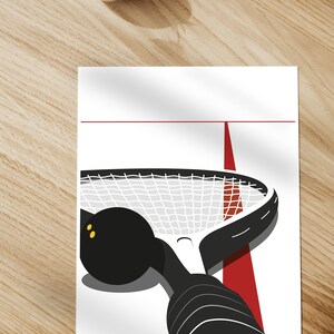 Squash Racket, Squash, Squash Poster, Sport Poster, Sport Print ...