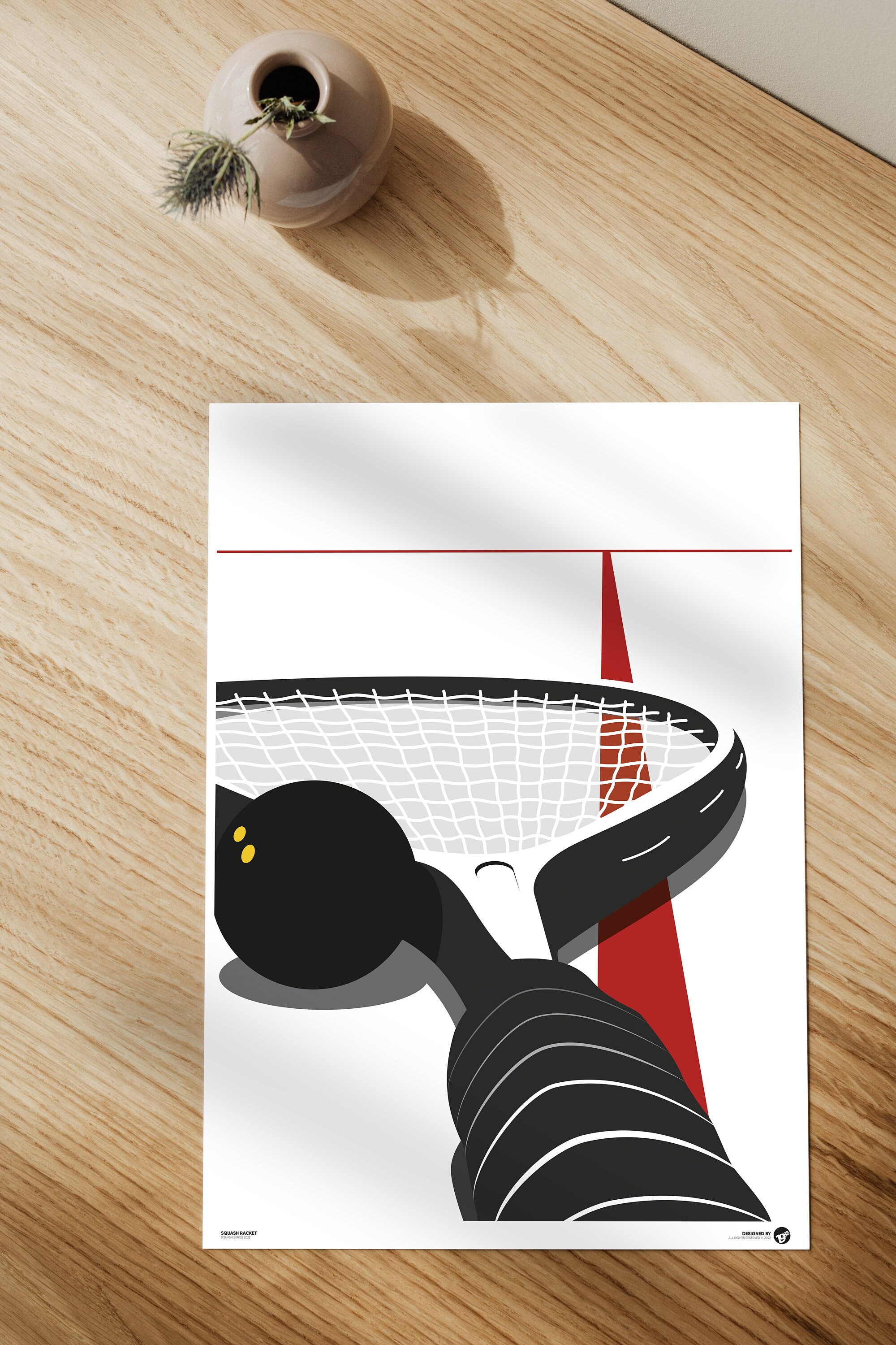 Squash Racket, Squash, Squash Poster, Sport Poster, Sport Print ...