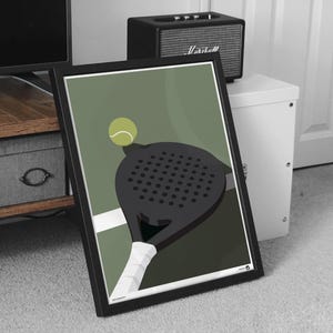 Padel Tennis Racket, Padel Tennis, Padel Poster, Tennis, Sport Poster ...