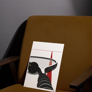 Squash Racket, Squash, Squash Poster, Sport Poster, Sport Print ...