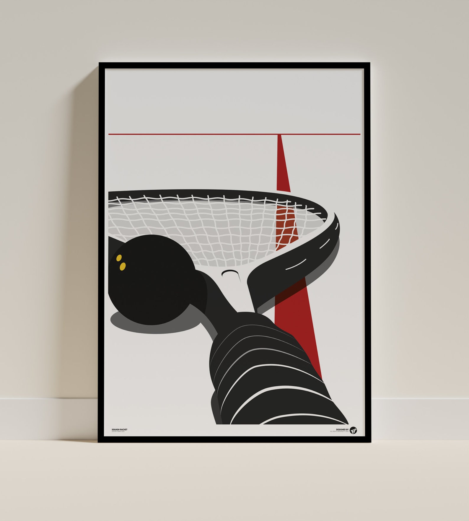 Squash Racket, Squash, Squash Poster, Sport Poster, Sport Print ...