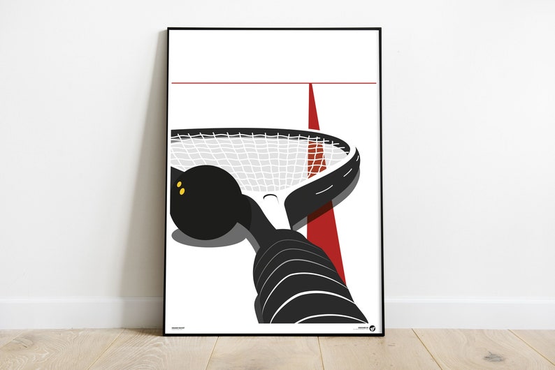 Squash Racket, Squash, Squash Poster, Sport Poster, Sport Print ...