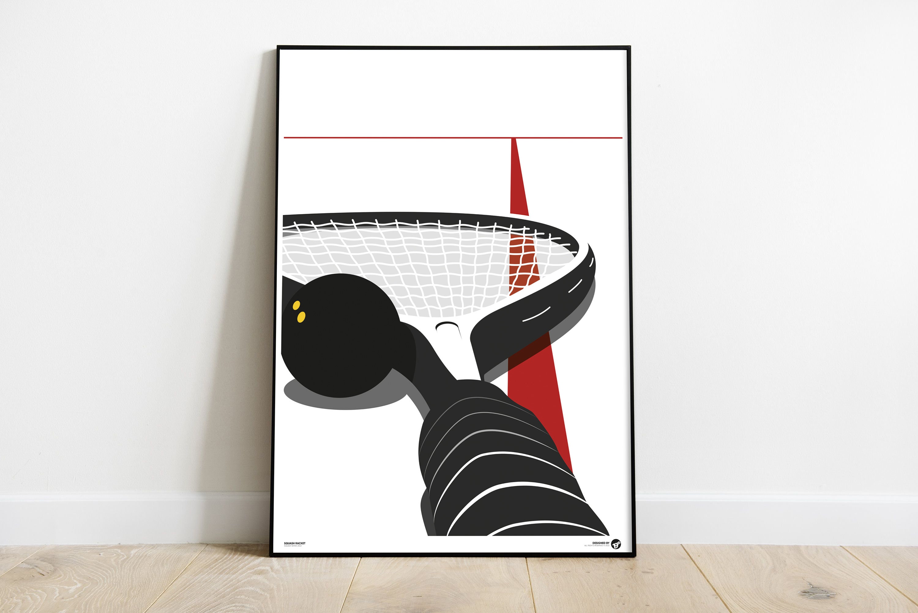 Squash Racket, Squash, Squash Poster, Sport Poster, Sport Print ...