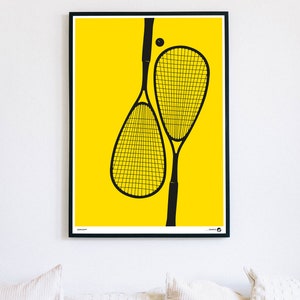 Squash Rackets, Squash, Squash Poster, Sport Poster, Sport Print ...