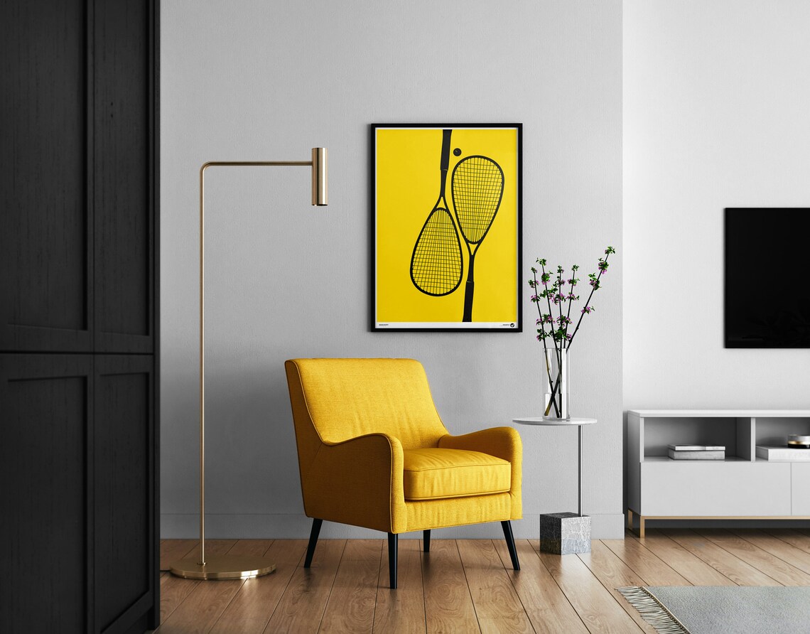 Squash Rackets, Squash, Squash Poster, Sport Poster, Sport Print ...
