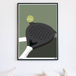 Padel Tennis Racket, Padel Tennis, Padel Poster, Tennis, Sport Poster ...