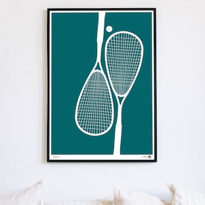 Squash Rackets, Squash, Squash Poster, Sport Poster, Sport Print ...