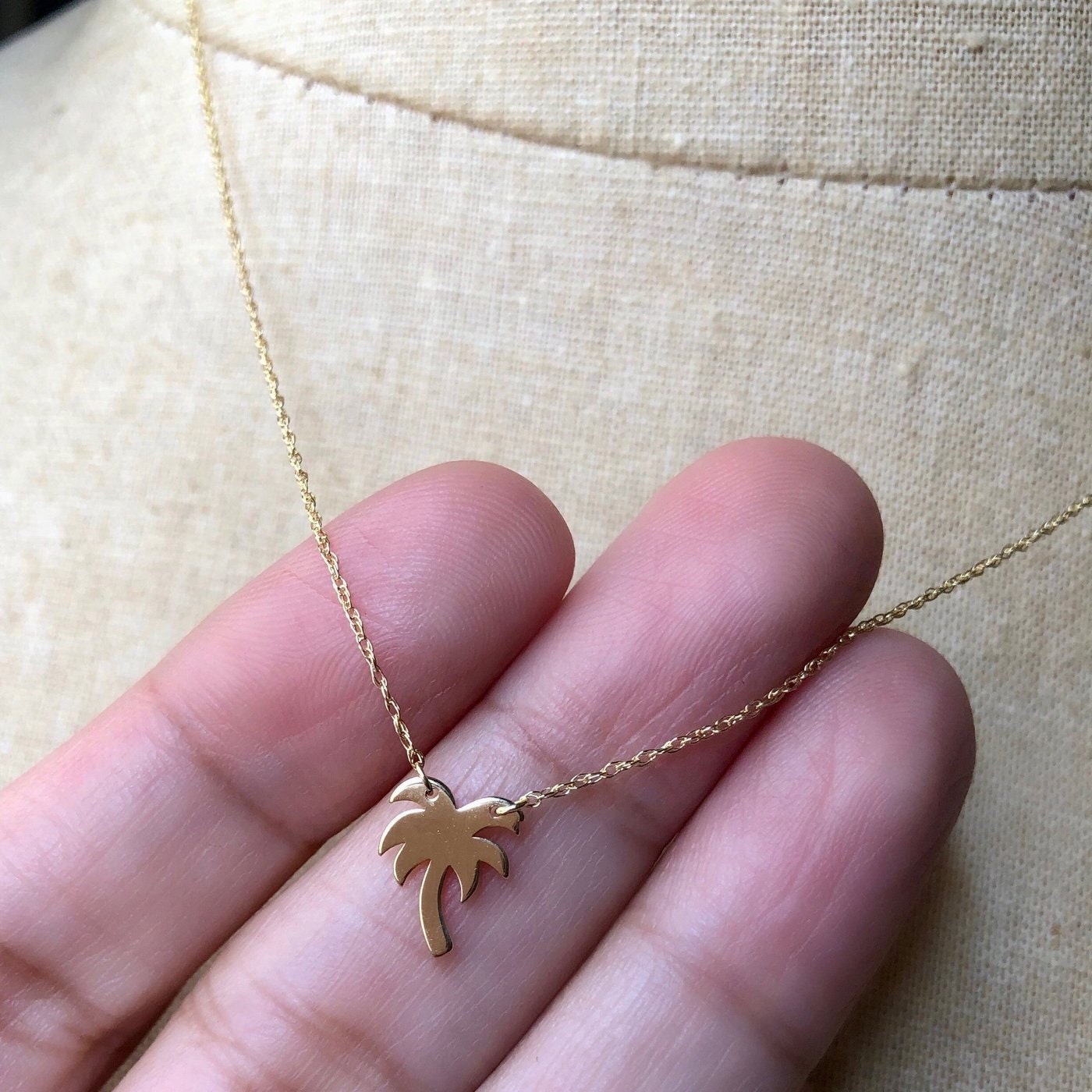 Palm TREE Colgante Collar / Thrive Gang X Charlie y Marcelle Collab ...