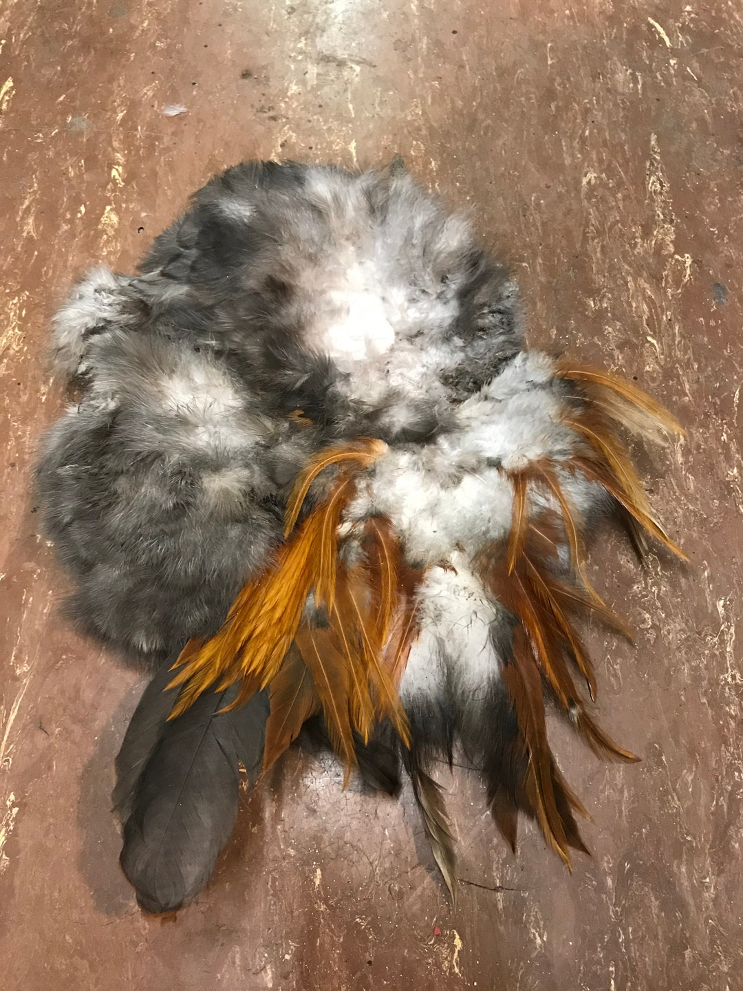 Taxidermy, { ONE } Beautiful Dried ROOSTER Hackles-neck Feathers, GREAT ...