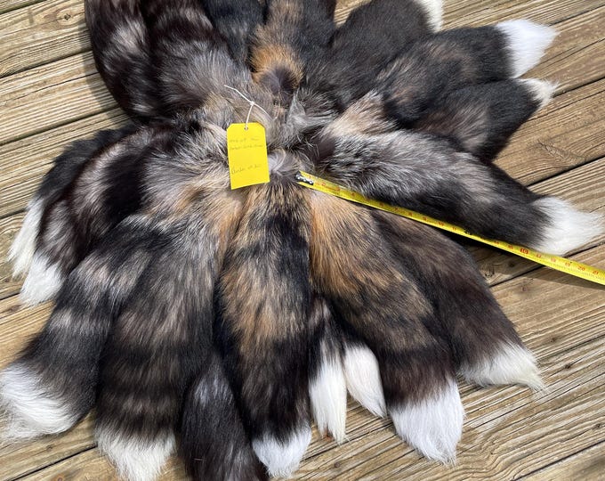 One ( 1 ) Beautiful, LARGE, Hybrid, Ranch RED FOX Tails, With Key Chain ...