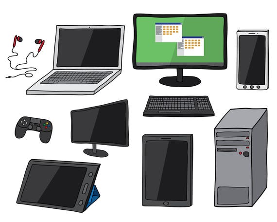 Electronic Devices Clipart