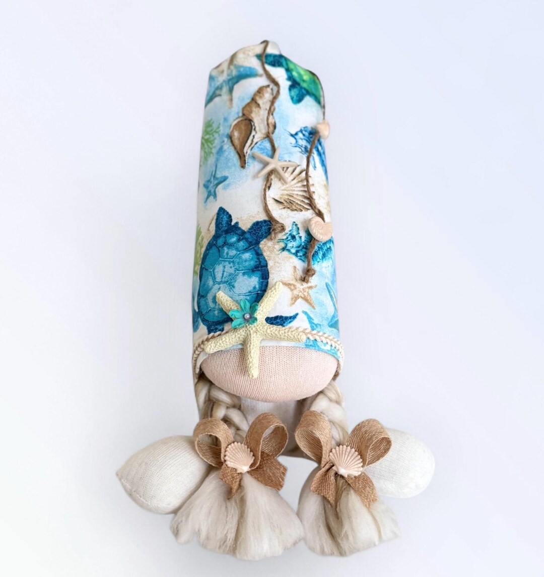 Ocean Beach Girl Gnome - Tiered Tray Gnome - Kitchen Gnome - Farmhouse ...