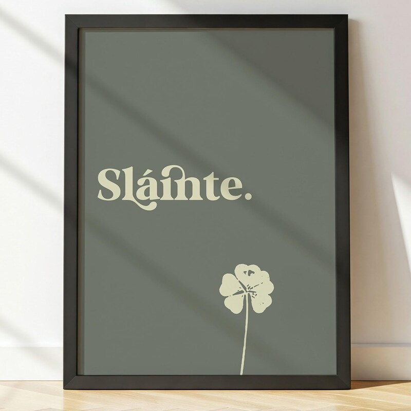 Slainte Print - Etsy