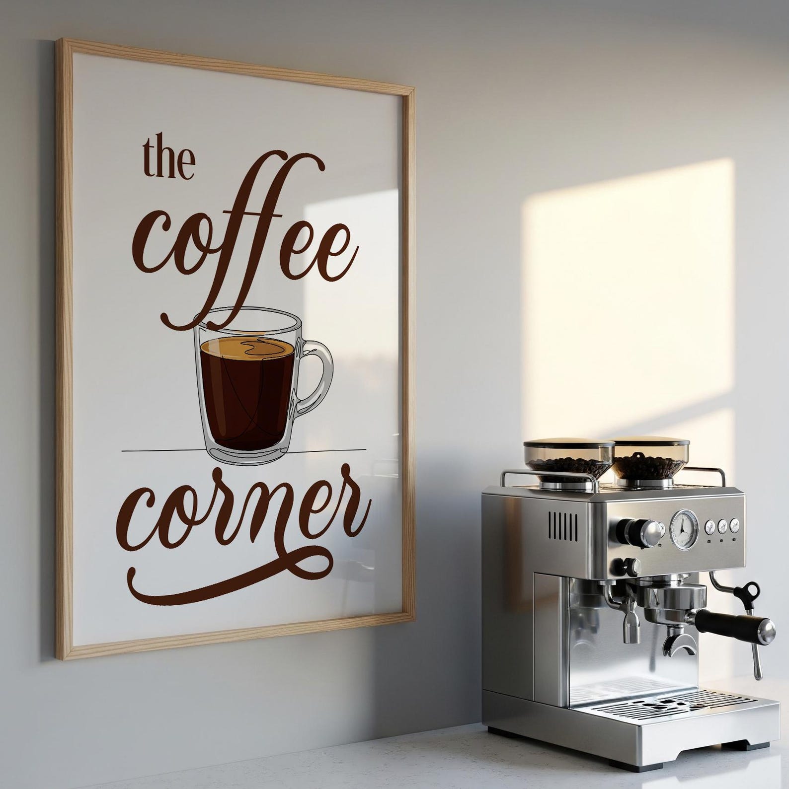 Coffee Corner Art Print, Kitchen Artwork (digital Download) - Etsy