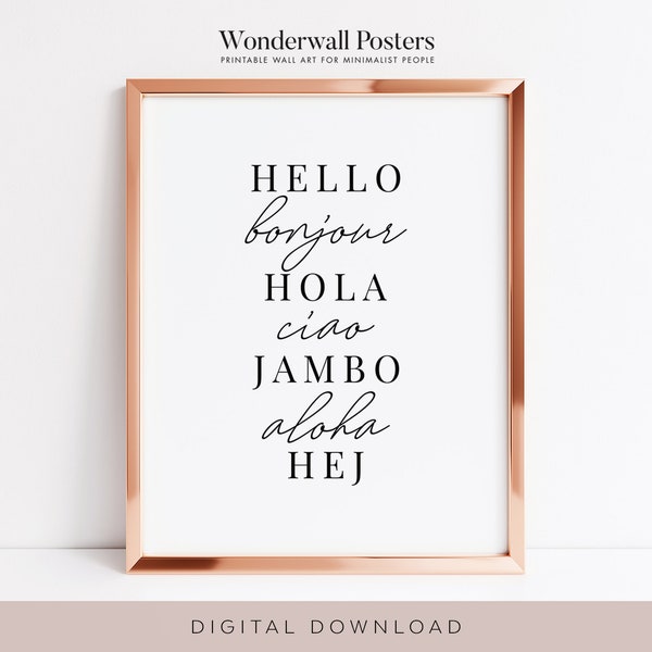 Bonjour Hello - Etsy