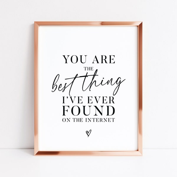 You Are the Best Thing I Found on the Internet Card - Etsy
