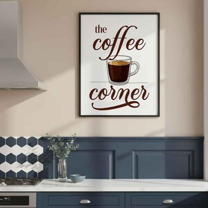 Coffee Corner Art Print, Kitchen Artwork (digital Download) - Etsy