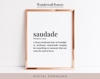 Saudade - Etsy