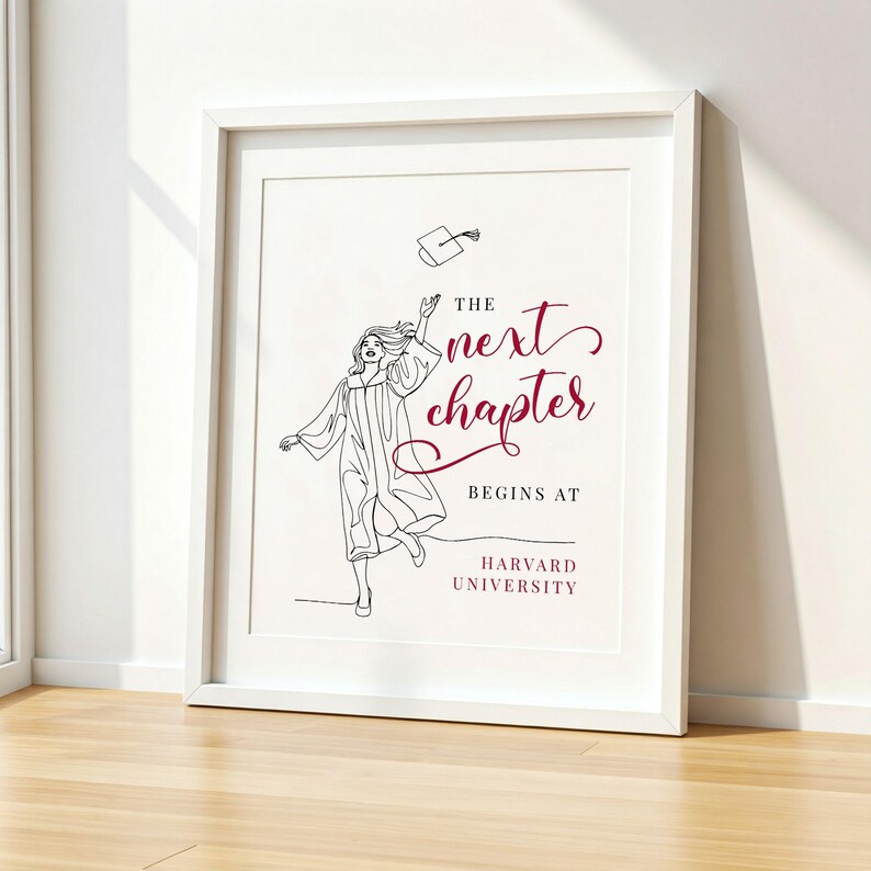 Class of 2026 Graduation Print: University Inspirational Quote (digital ...