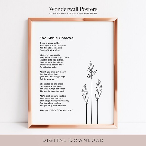 Mothers Day Poem - Etsy