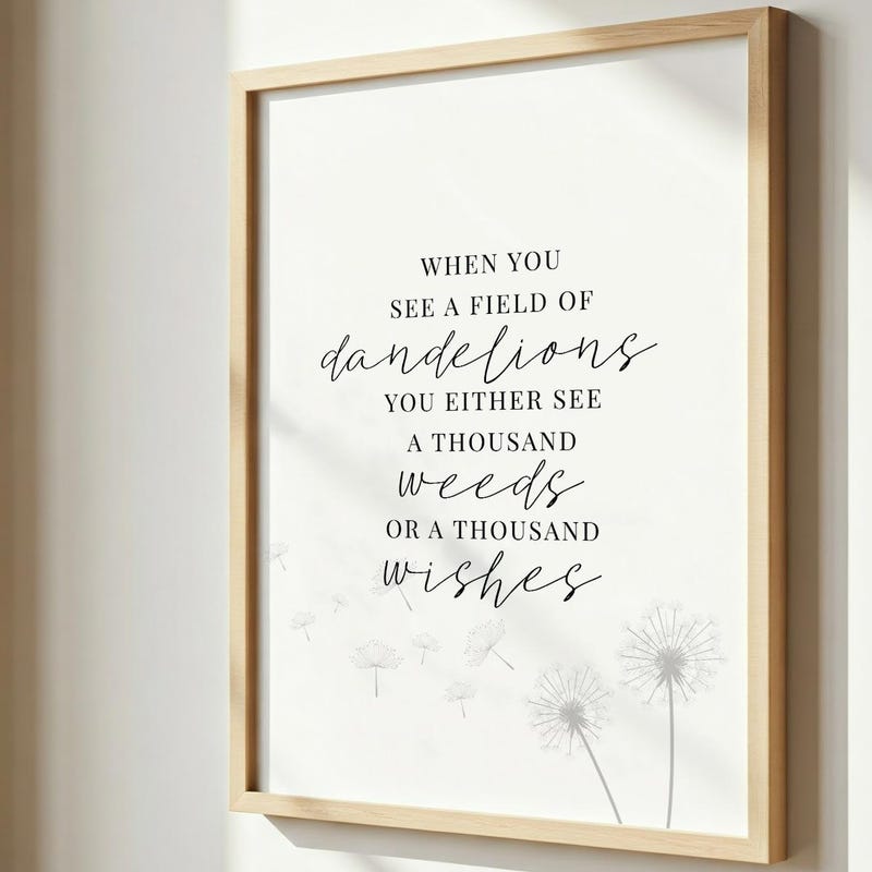 Dandelion Quotes - Etsy
