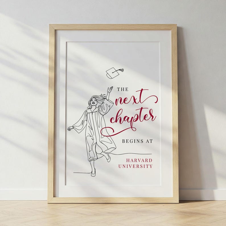 Class of 2026 Graduation Print: University Inspirational Quote (digital ...