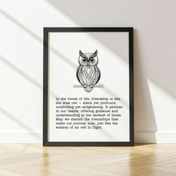 Owl Friendship Quotes Fun Freebies – Life Is Better With Friends
