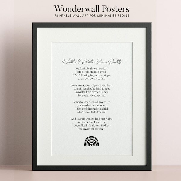 Daddy Poem - Etsy