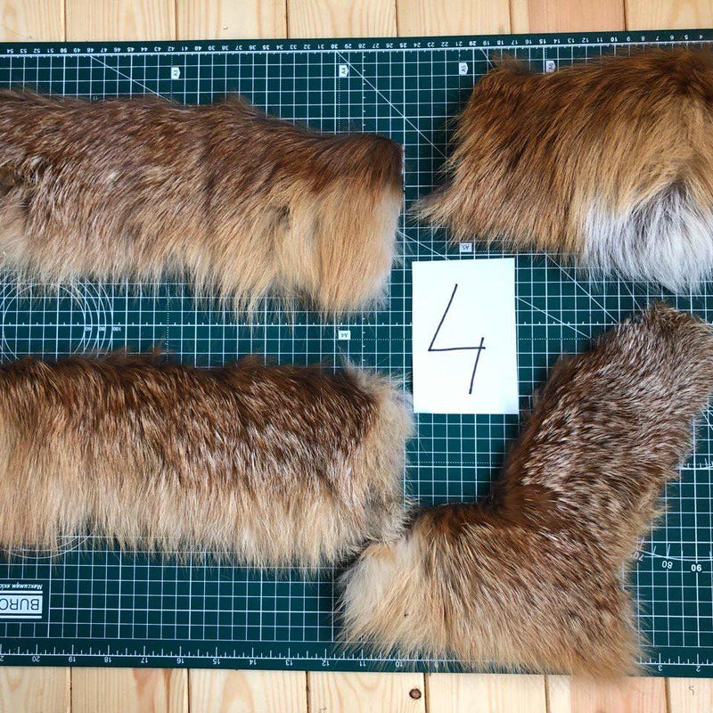 Red Fox Scarf - Etsy