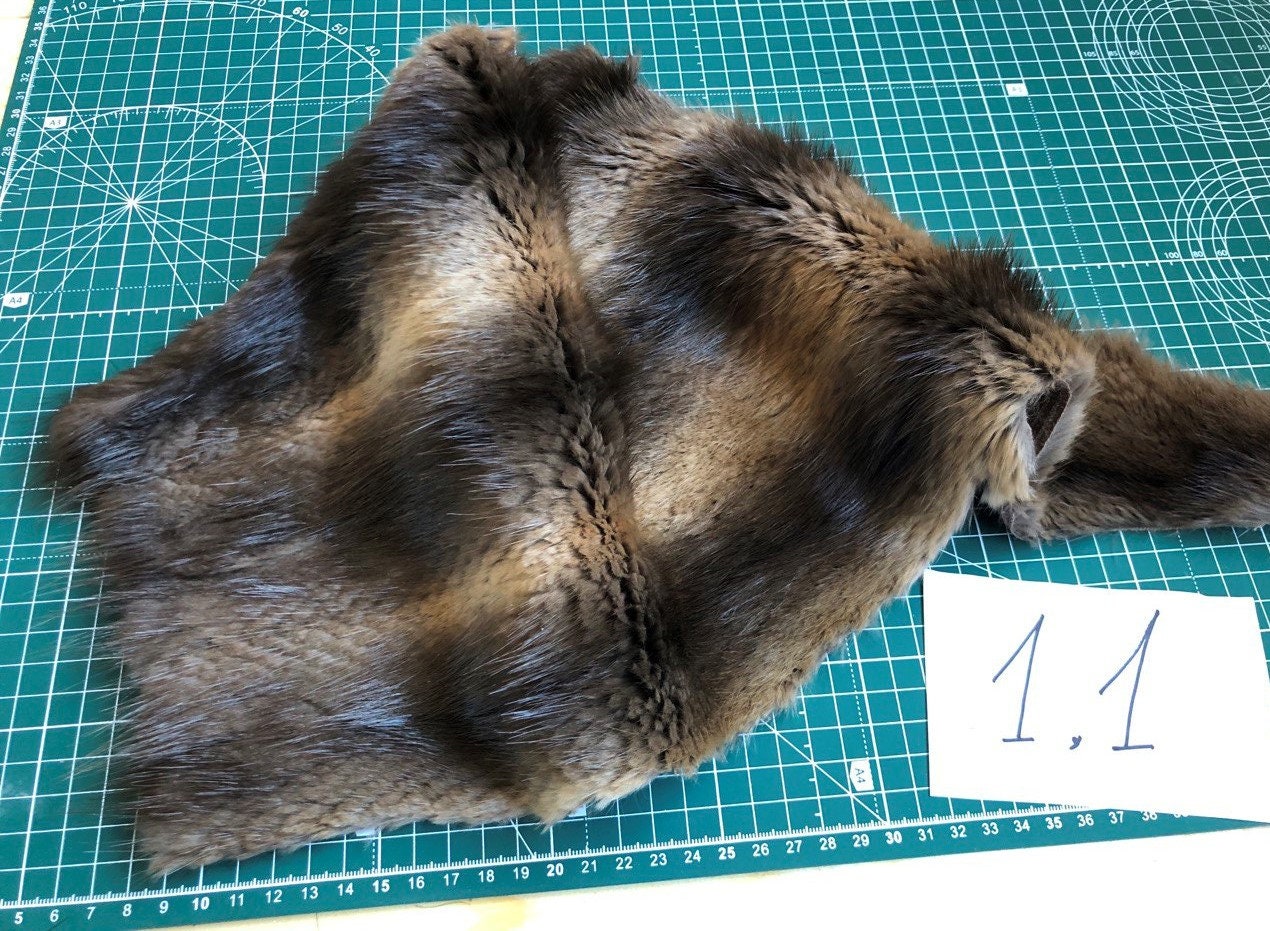 Pieces of Natural Brown Mink Fur Fur Scraps Mink Scrap Fur Mink Scraps ...