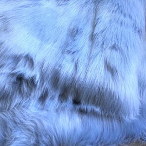 Faux Blue Arctic Fox Fur Artificial Blue Fur Imitation Fox Fur Fur ...