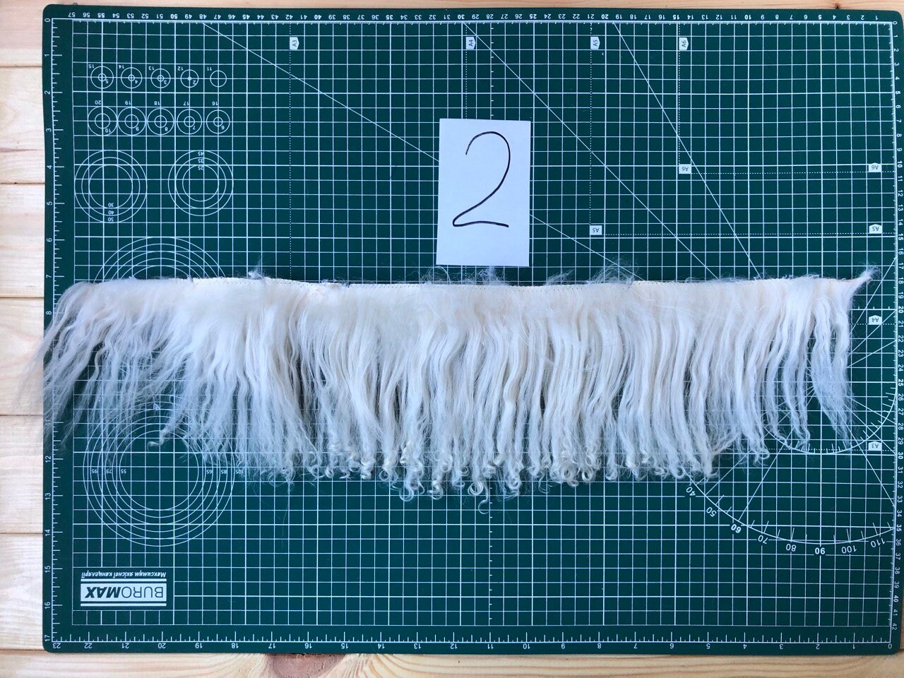 Long White Angora Goat Fur Fur Beard White Goat Fur Goat Scraps Natural ...