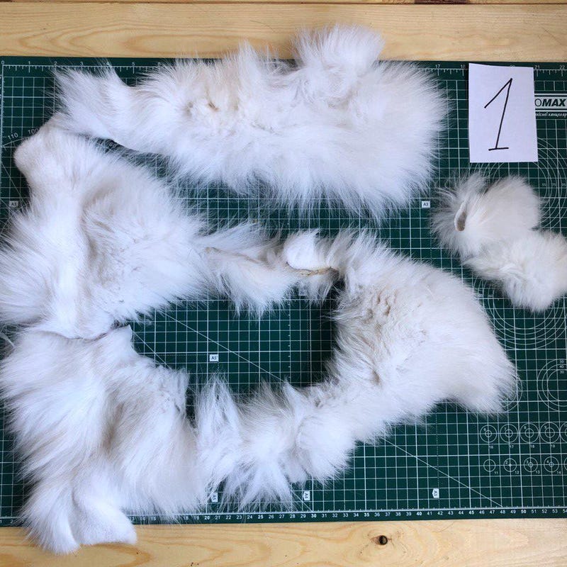 White Fur - Etsy