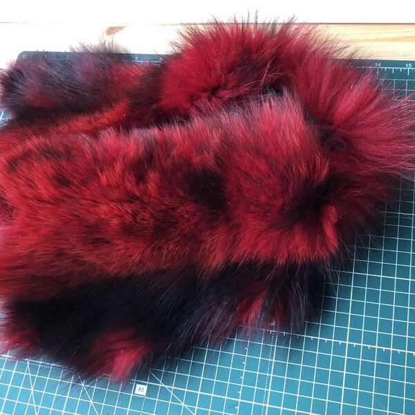 Red Fox Fur Coat - Etsy