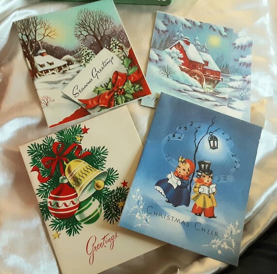 Vintage 1950s Christmas Cards