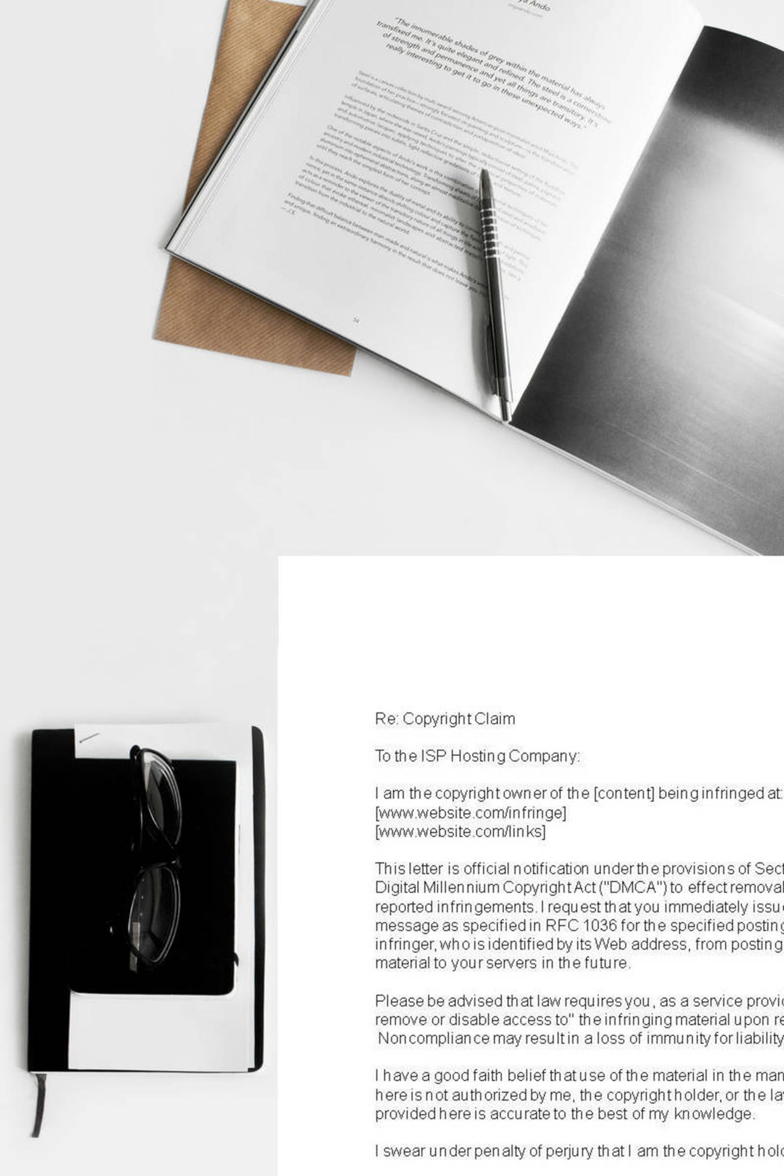 Copyright Infringement Letter, Copyright Take Down Request, Copyright ...